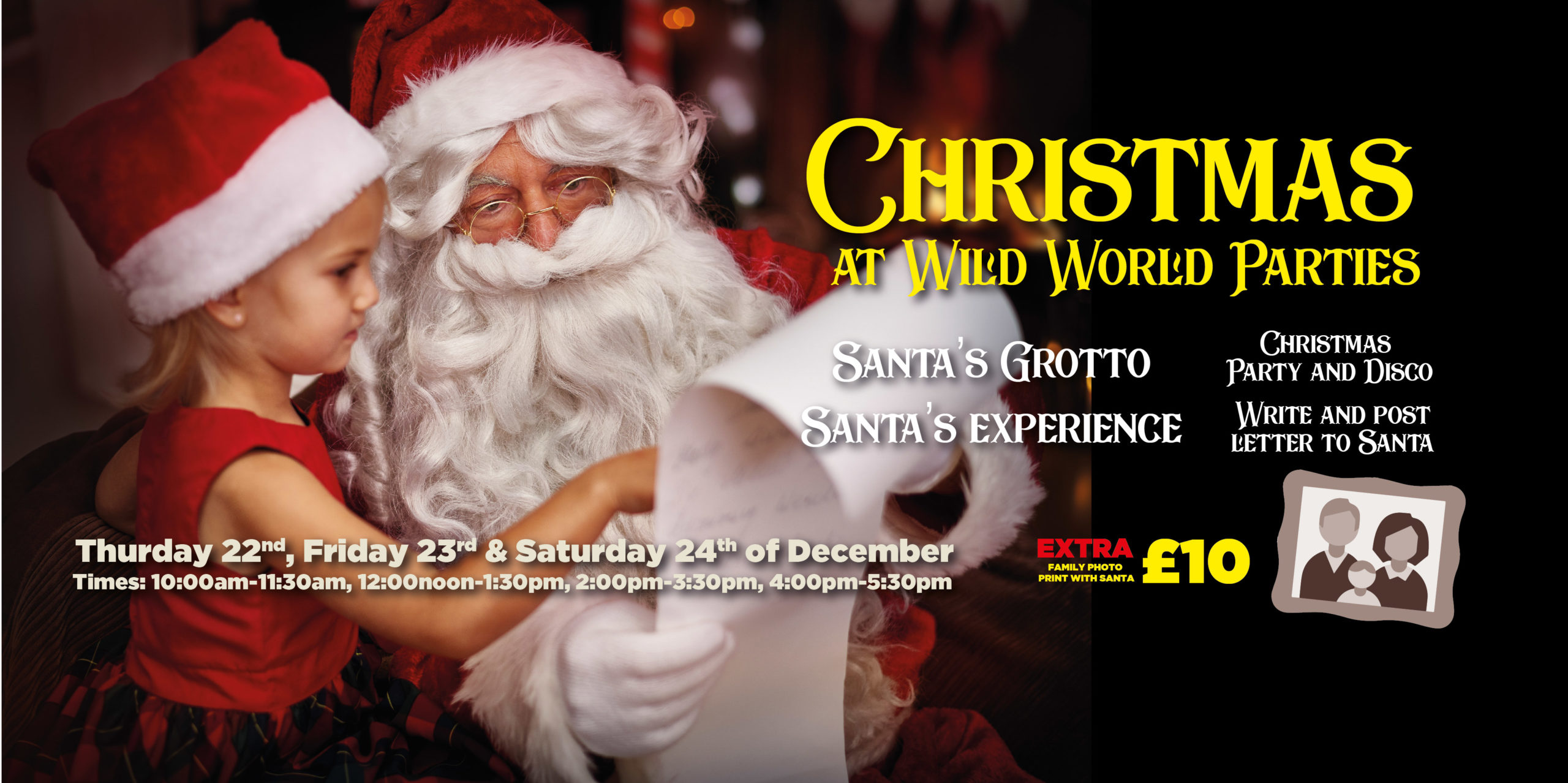 Santa experience at Wild World Parties – Wild World Parties